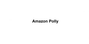 [Amazon Polly]SSMLタグで発音記号を使用する